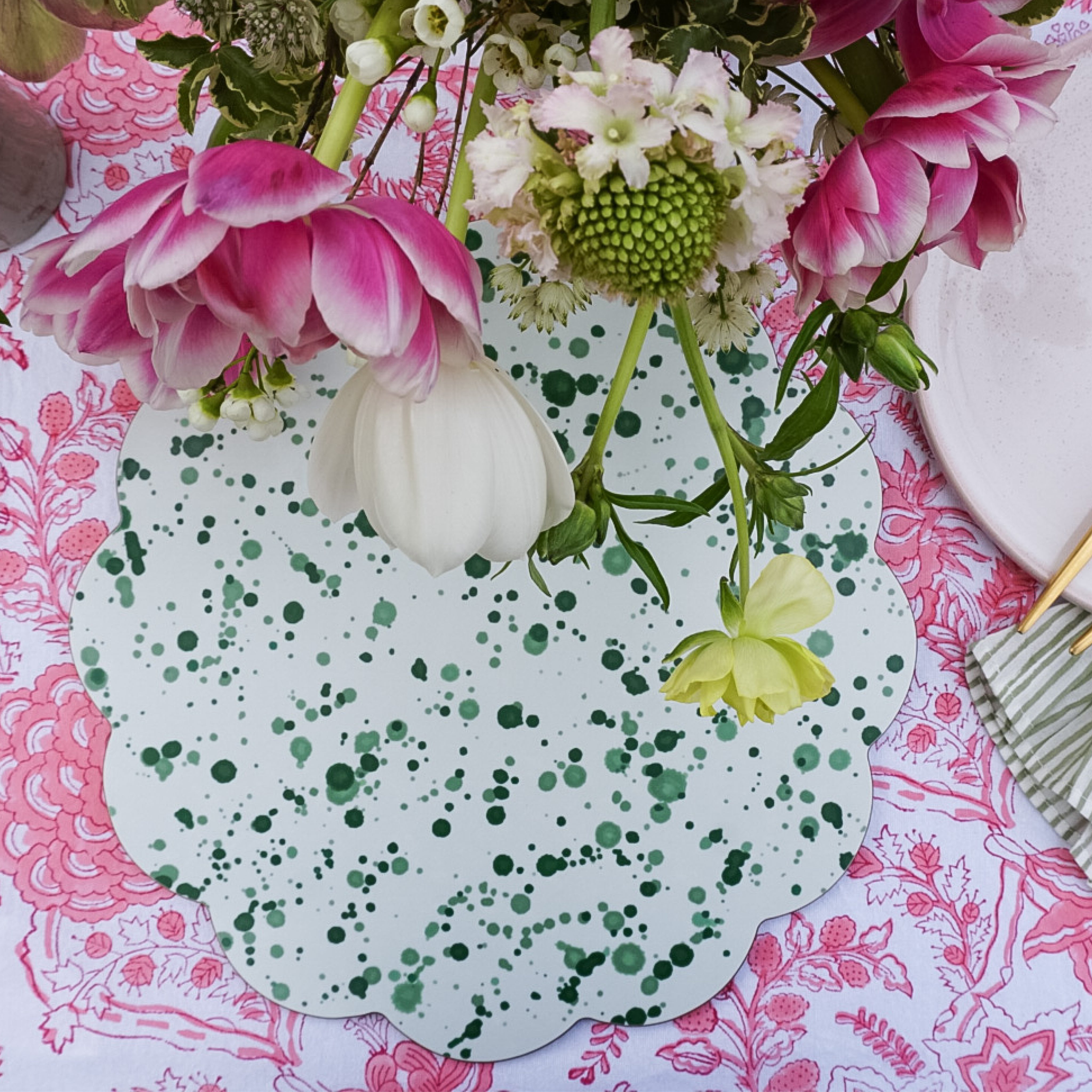 Green Splatter Placemat – The Supper House